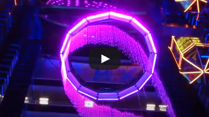 Wordfall - Digital Water Curtain. Interactive Water Wall | Waterfall ...